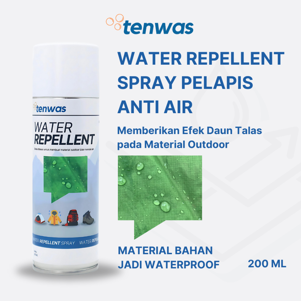 Jual Tenwas Spray Pelapis Anti Air | Water Repellent | Shopee Indonesia