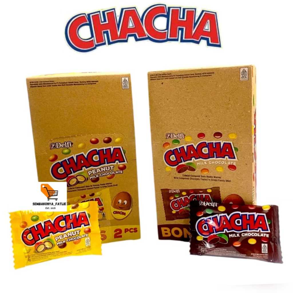 Jual CHA CHA MILK CHOCOLATE / 1 BOX ISI 22 PCS | Shopee Indonesia