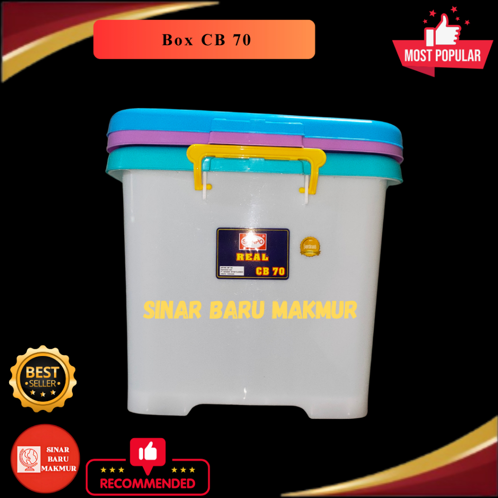 Jual CONTAINER BOX CB 70 SHINPO - REAL SIP 143 ( KOTAK PENYIMPANAN ...