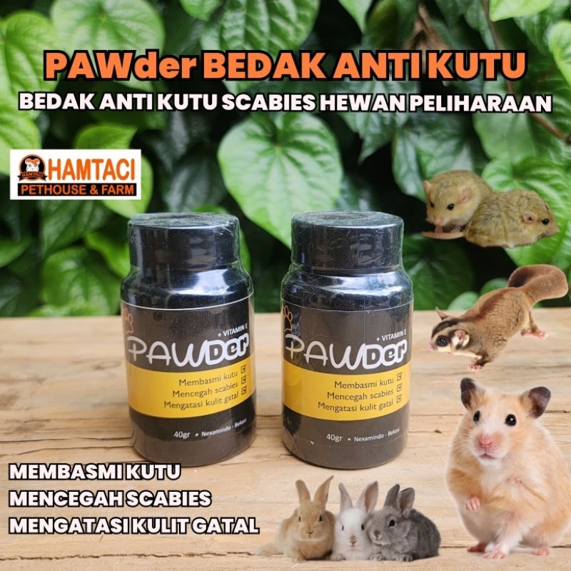 Jual BEDAK KUTU HAMSTER PAWDER OBAT KULIT SCABIES | Shopee Indonesia