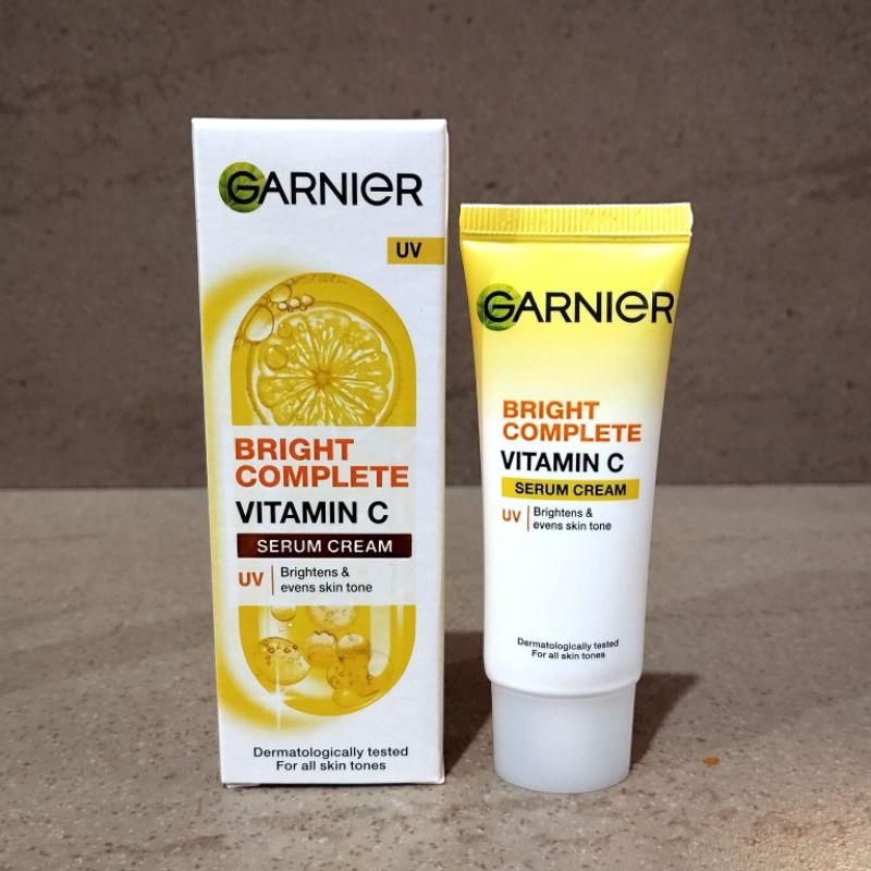 Jual [KEMASAN BARU] Garnier Bright Complete Vitamin C Serum Cream 20ml | Shopee Indonesia