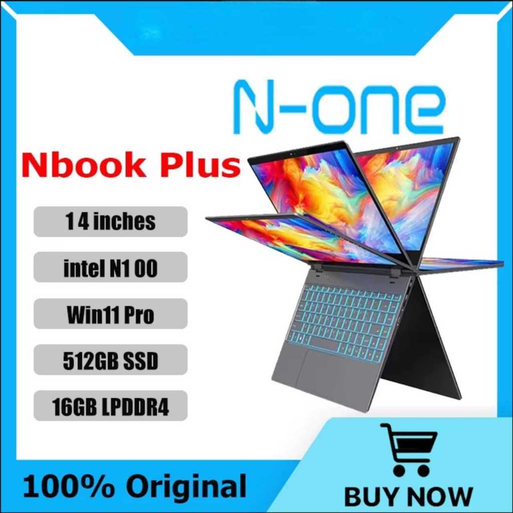 Jual N-one NBook Plus 14.1" Intel N100 Windows 11Pro Laptop 16GB+512GB ...