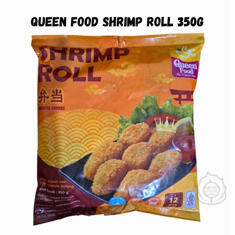 Jual Queen Food Shrimp Roll isi 12 350g | Shopee Indonesia