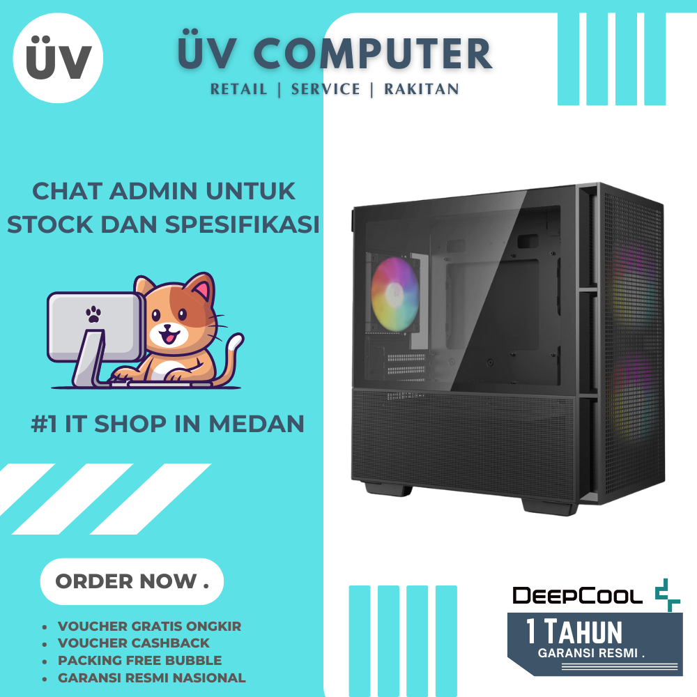 Jual Casing PC Komputer Deepcool CH360 CH-360 | Mid Tower | Micro M-ATX ...