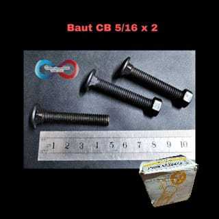 Jual BOX - Baut Mur CB 5/16 x 2 inch (Baut Payung) isi 150 pcs | Shopee ...