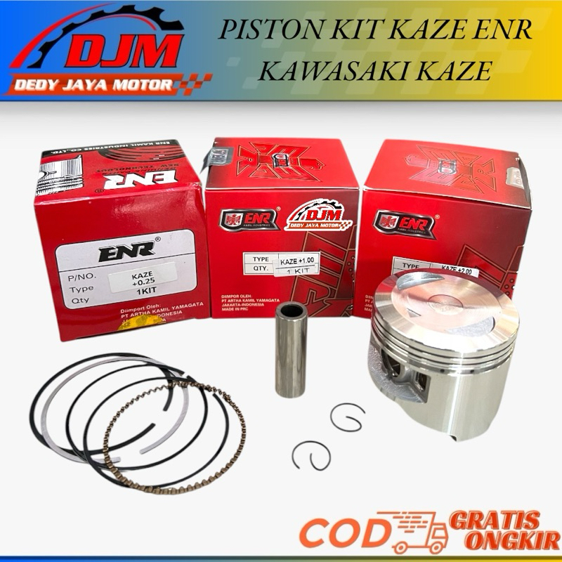 Jual PISTON KIT KAZE,PNP,JUPITER Z NEWENR GENUINE PARTS TERSEDIA UKURAN ...