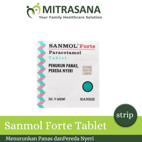 Jual Sanmol Forte Tablet/Syrup 60ml | Menurunkan Demam | Pereda Nyeri Paracetamol | Shopee Indonesia