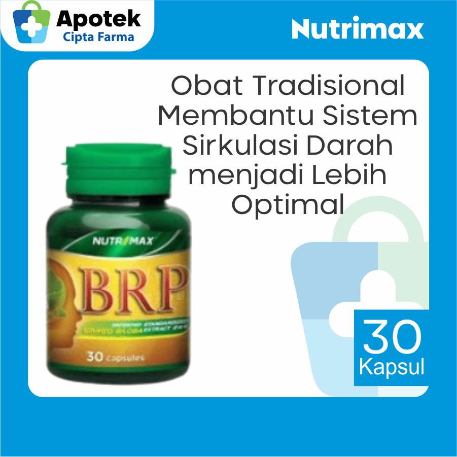Jual Nutrimax Bpr Brain Power Extract Ginkgo Biloba Obat Tradisional ...
