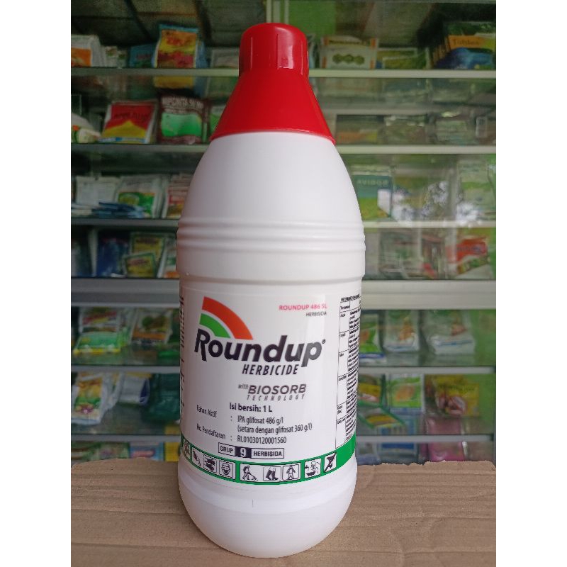 Jual Herbisida Round Up Biosorb kemasan 1liter | Shopee Indonesia