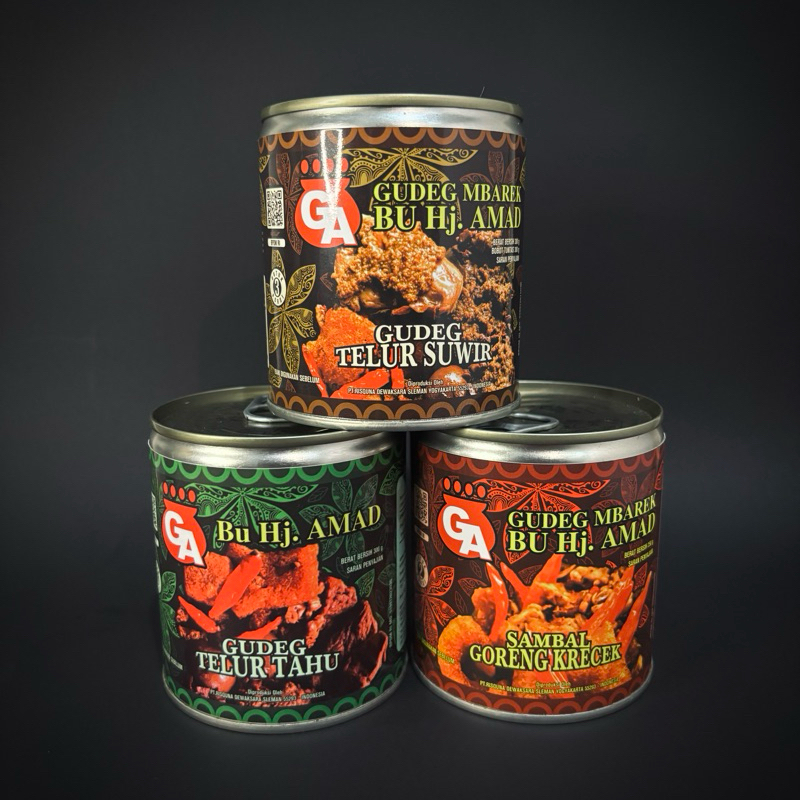 Jual Paket Komplit Gudeg Kaleng Mbarek Bu Hj. Ahmad 3 Varian (Asli ...