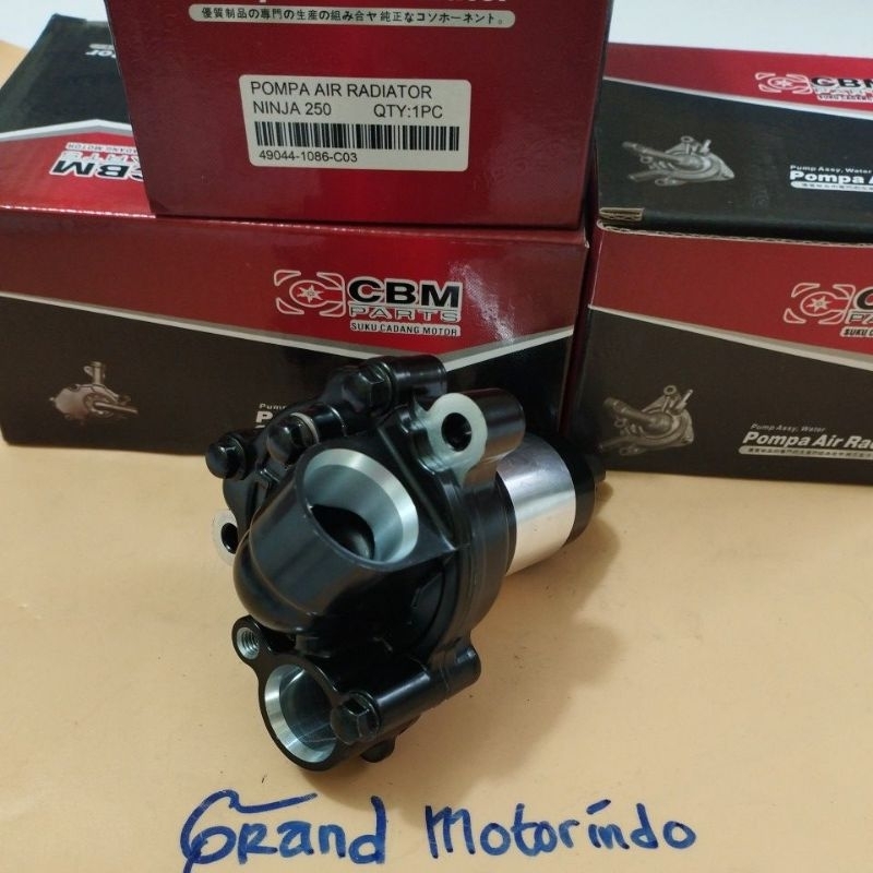 Jual CBM POMPA AIR RADIATOR ASSY NINJA 250 CARBU LAMA /WATER PUMP ...