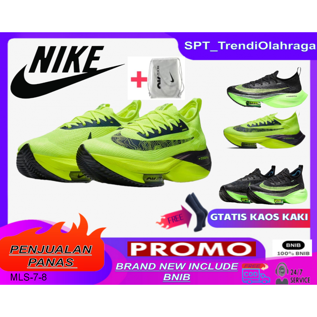 Jual Nike Air Zoom Alphafly Next epatu lari pelat karbon berpotongan ...