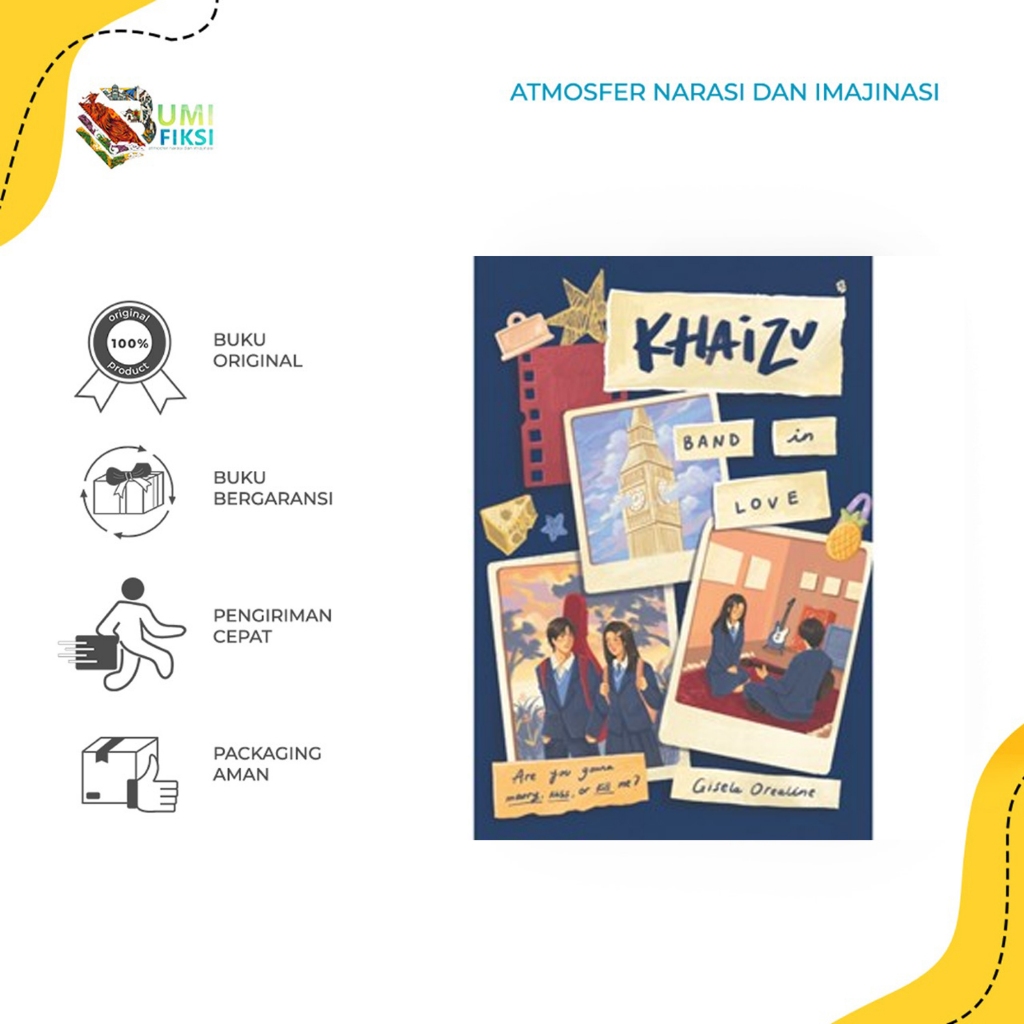 Jual Buku Novel - Khaizu - Gisela Orealine - Bukune - Bumifiksi | Shopee Indonesia