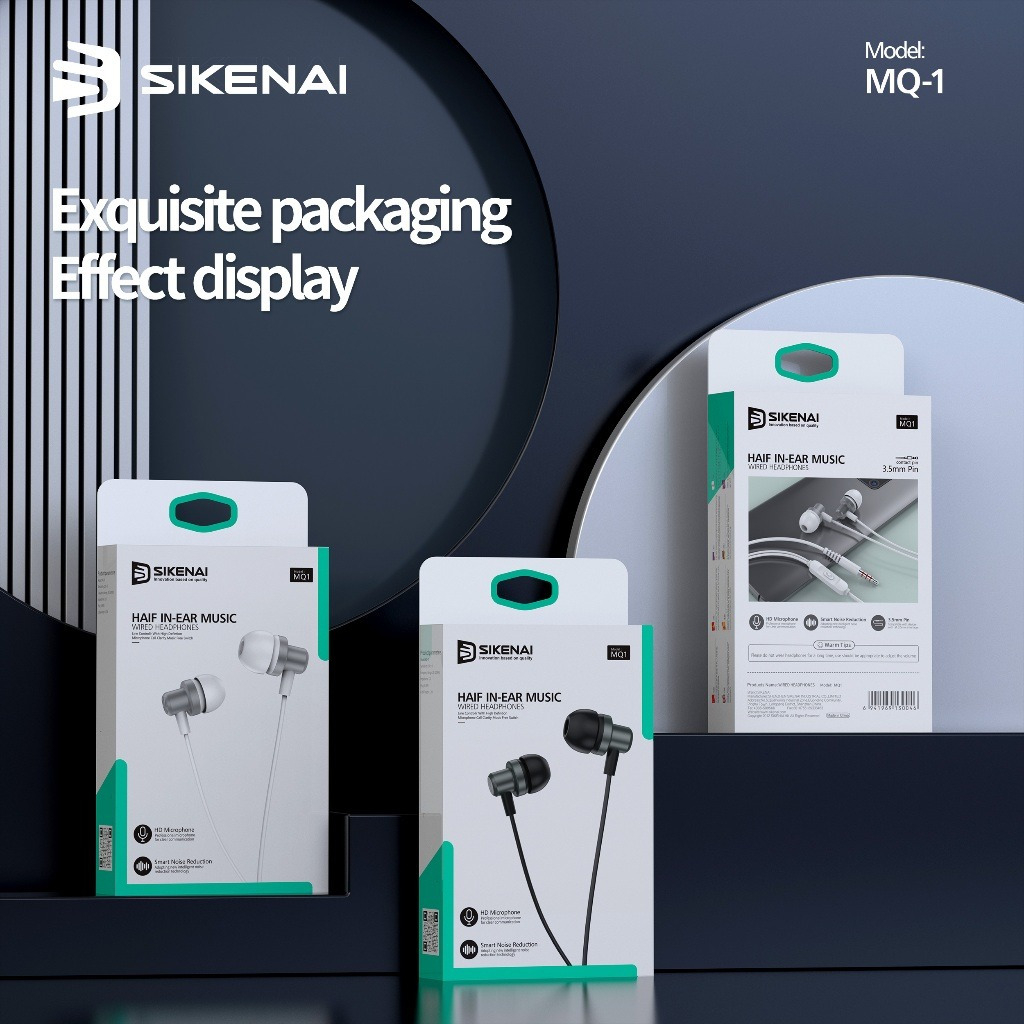 Jual HandsFree In-Ear SIKENAI MQ1 - Kualitas Premium, Nyaman & Stylish ...