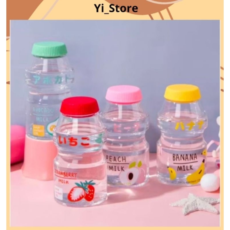 Jual YI_Botol Air Minum Anak Yakult | Viral Unik Botol Fruity Botol ...