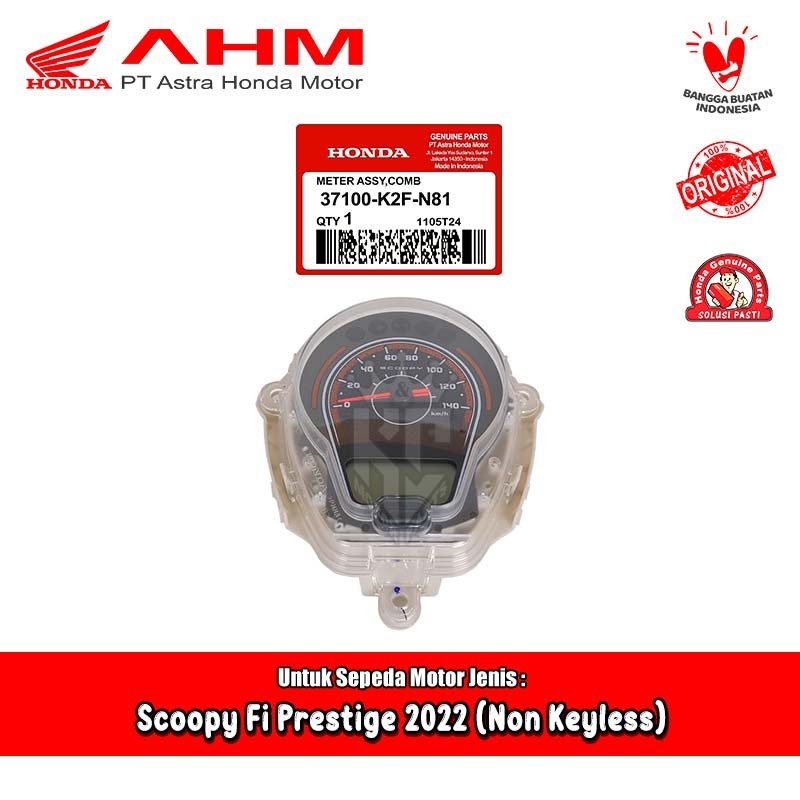 Jual Speedo Meter Kilometer Komplit Honda Scoopy Prestige Fi 2022 Non ...