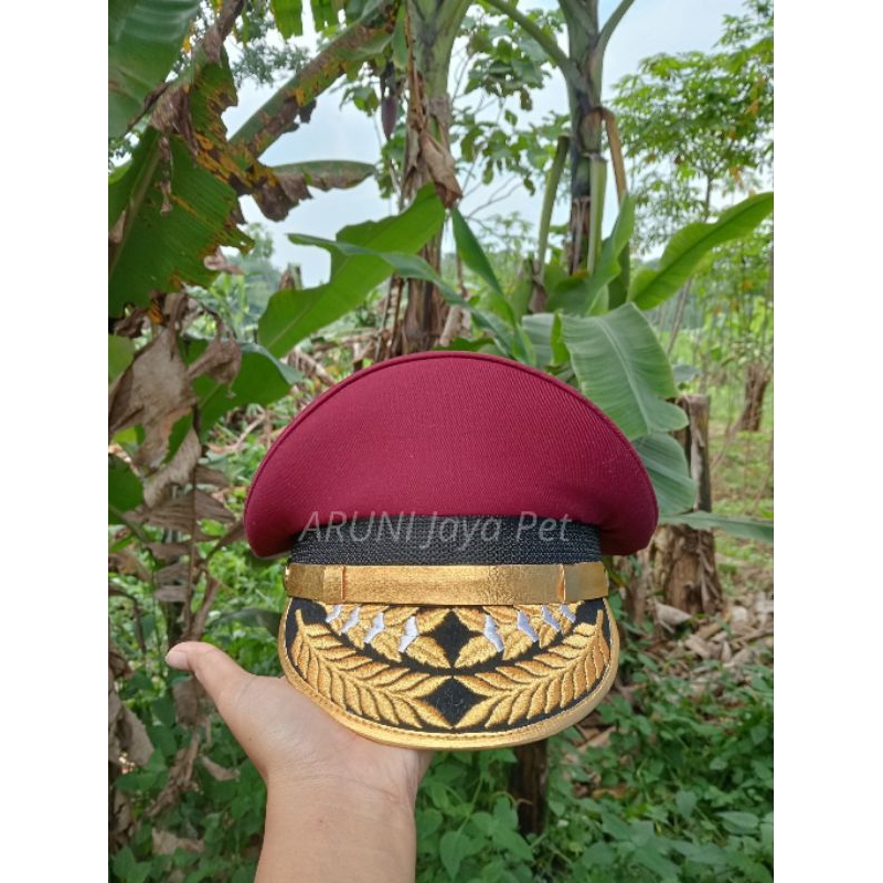 Jual Topi Pet Paskibra Merah Marun | Shopee Indonesia