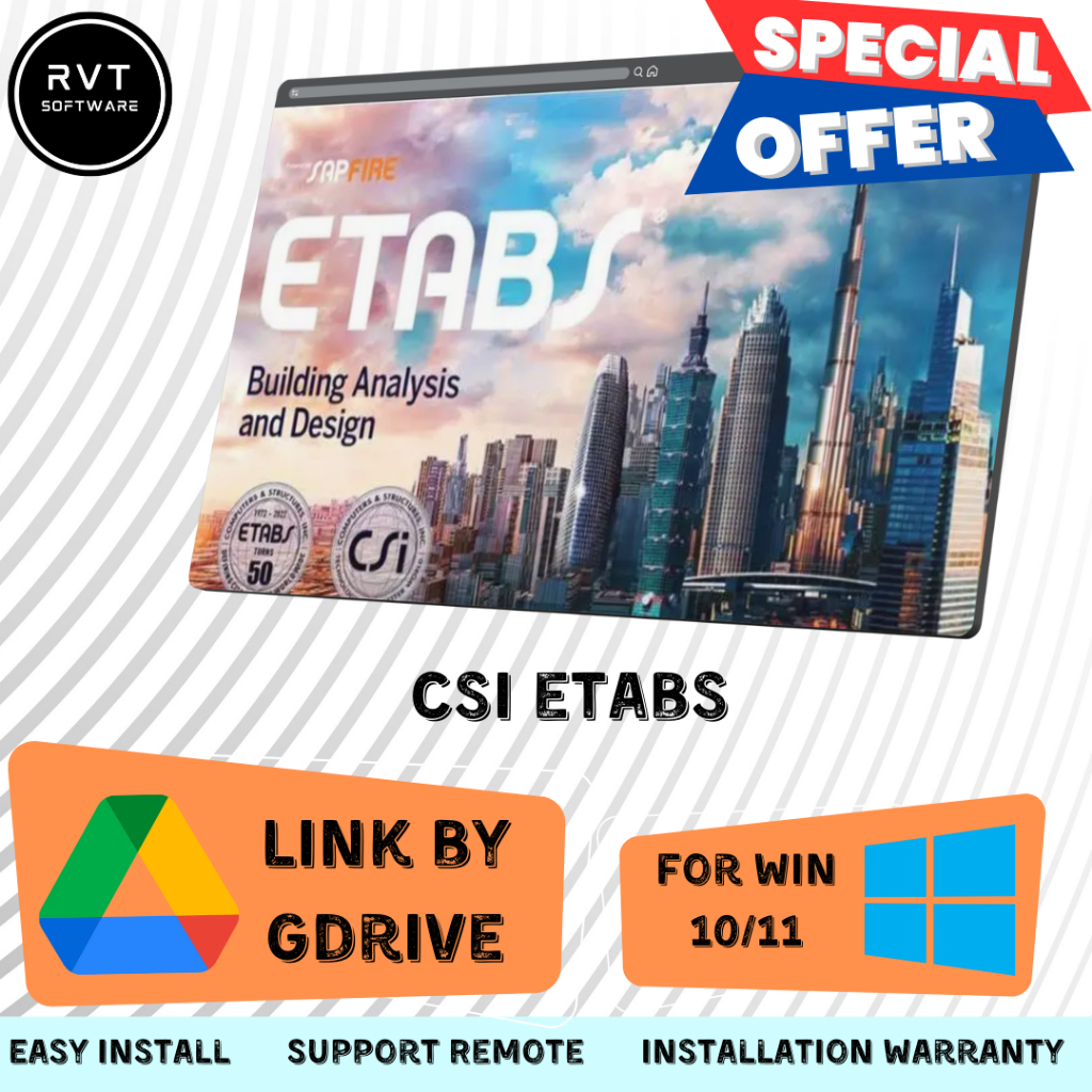 Jual CSI ETABS 22.6 (FullVersion) | Shopee Indonesia