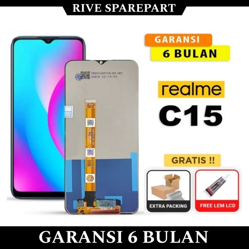 Jual LCD REALME C15 FULLSET TOUCHSCREEN ORIGINAL | Shopee Indonesia