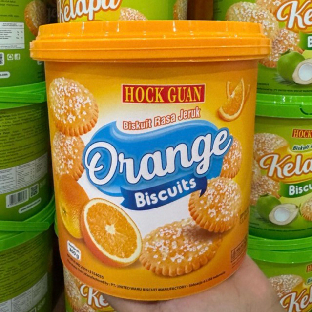 Jual Hock Guan Biscuits Buckets Durian/Orange/Kelapa 300gram | Shopee ...