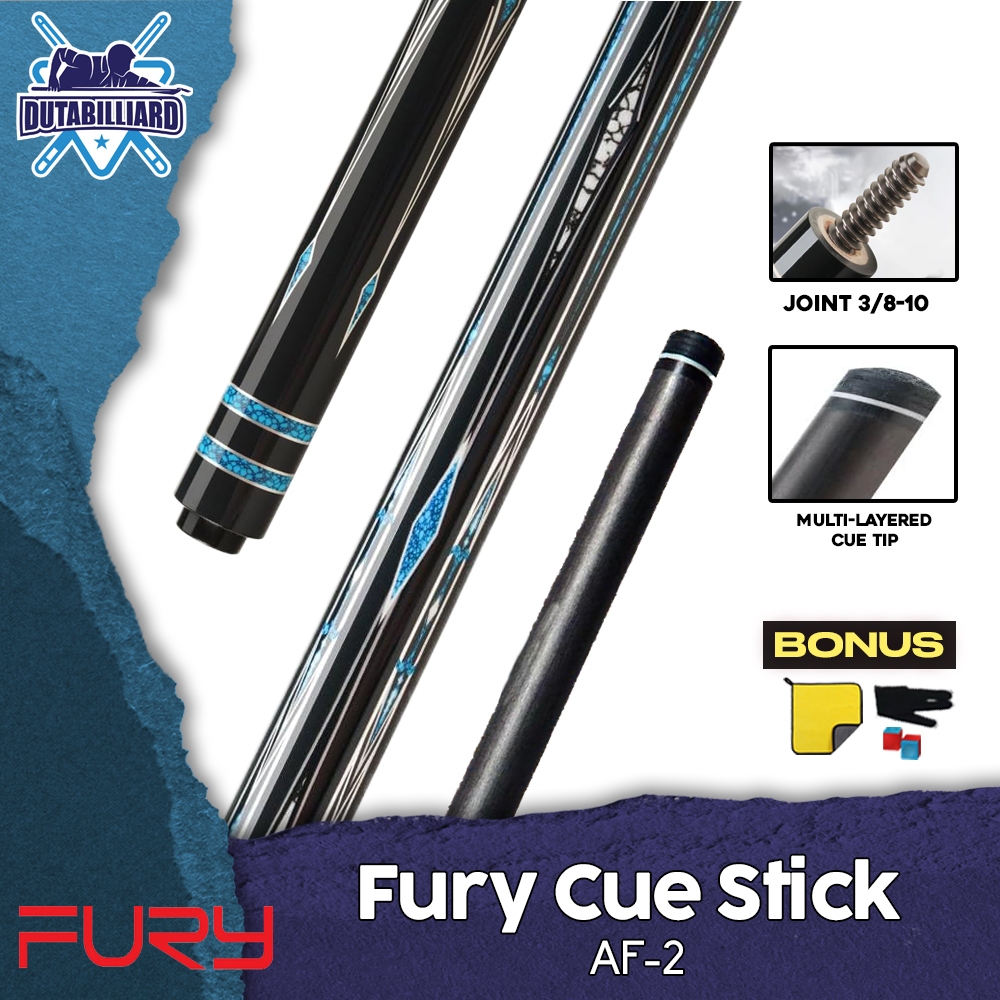 Jual Stick Billiard Carbon FURY AF Series AF-2 Wrapless Cue Play ...