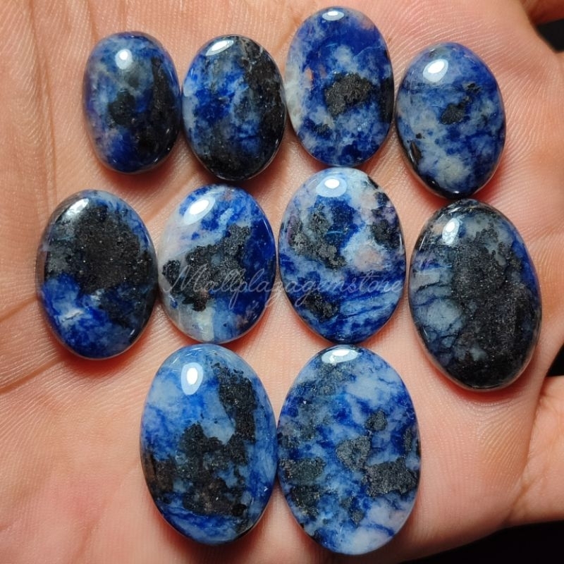 Jual batu badar besi biru langka asli natural / lostune badar besi biru ...