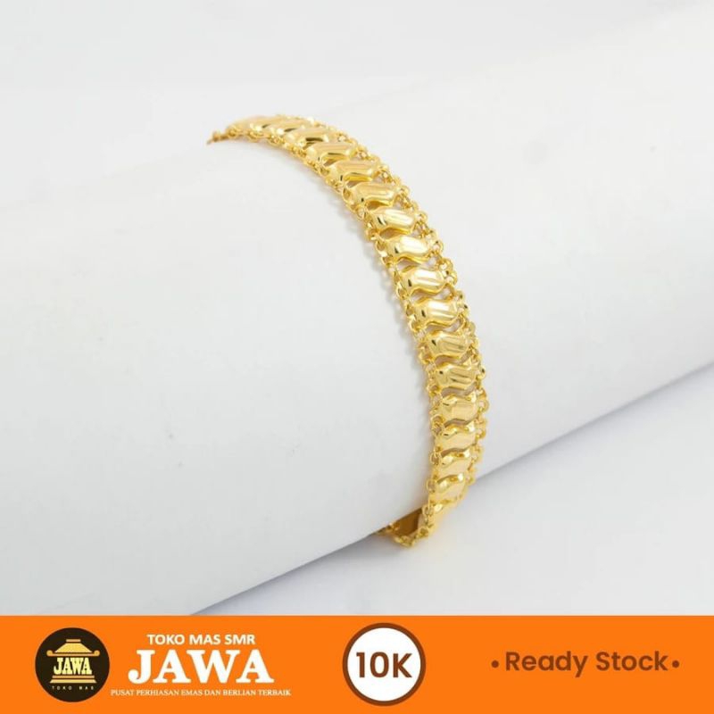 Jual Gelang Emas Krepyak Keraton Kadar 10k Toko Mas Jawa | Shopee Indonesia