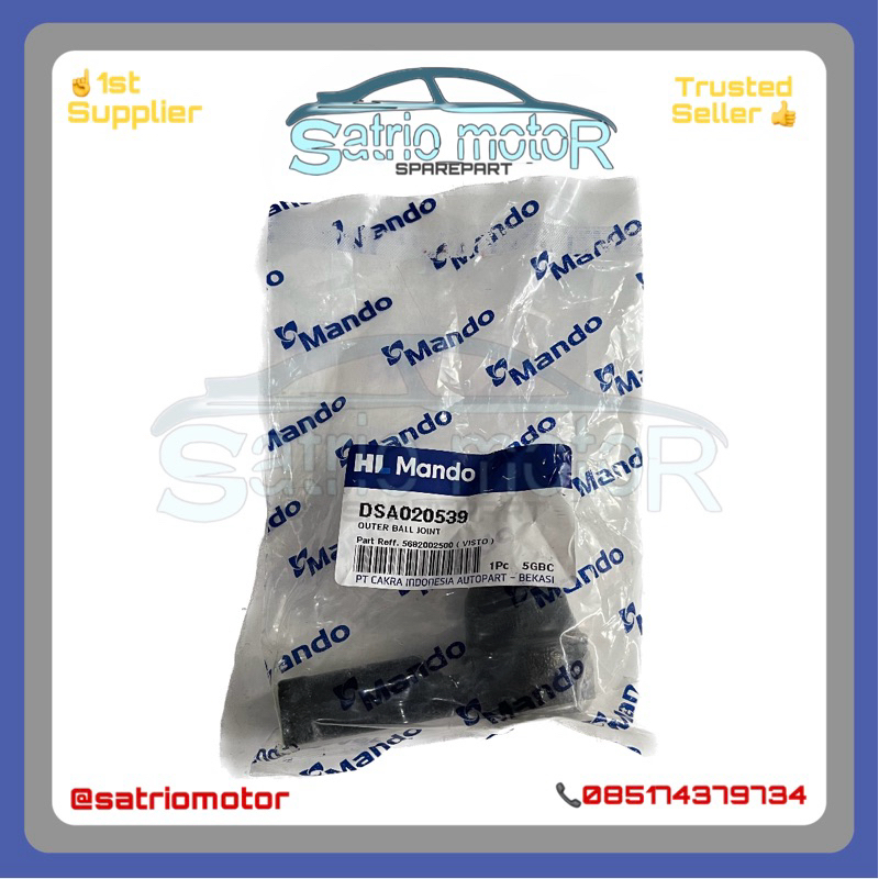 Jual TIE ROD ATAU RACK END HYUNDAI ATOZ ATAU KIA VISTO (MERK MANDO ...