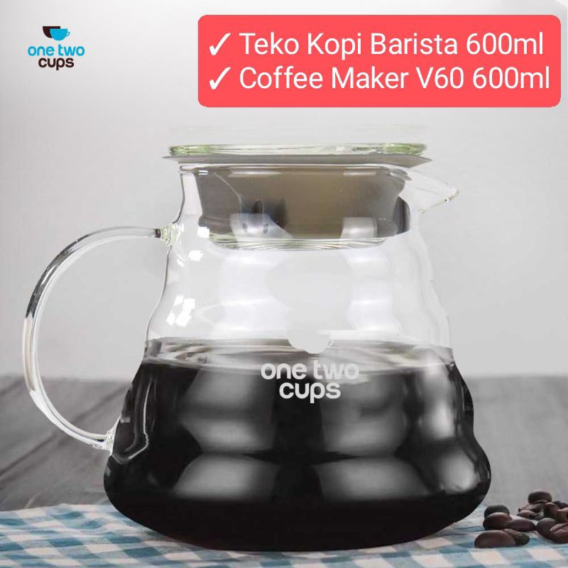 Jual V60 Coffee Server 600ml/ Teko Kopi Barista V60/ Coffee Server ...