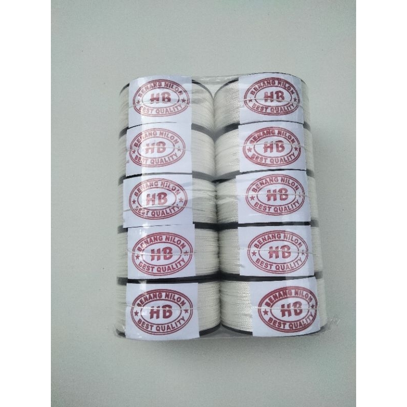 Jual benang bangunan / benang tukang/ benang putih /benang roll /nilon ...