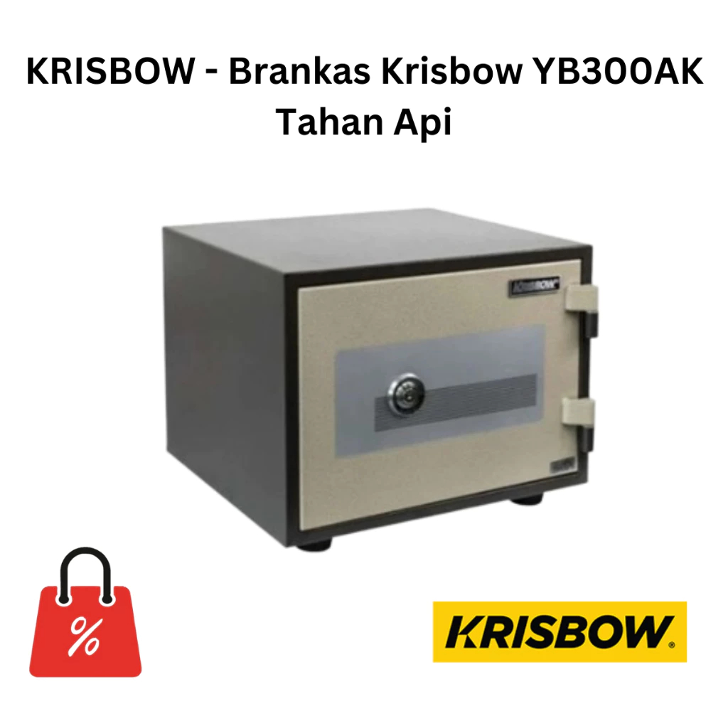 Jual KRISBOW - Brankas Krisbow YB300AK Tahan Api | Shopee Indonesia