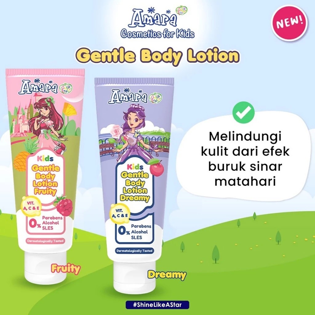 Jual Amara Kids Gentle Body Lotion 200ml | Shopee Indonesia