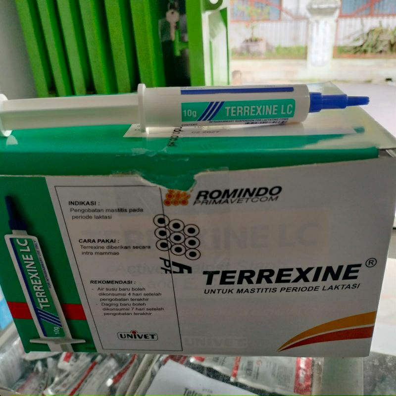 Jual TERREXINE LC 10 g Obat Mastitis Laktasi Sapi, Domba, Kambing ...