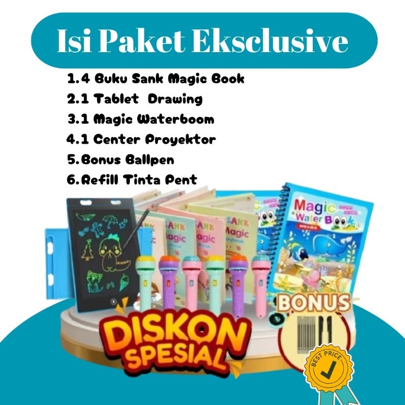 Jual (PROMO) COD PAKET EXCLUSIVE Mainan Edukasi Belajar Anak Cerdas ...