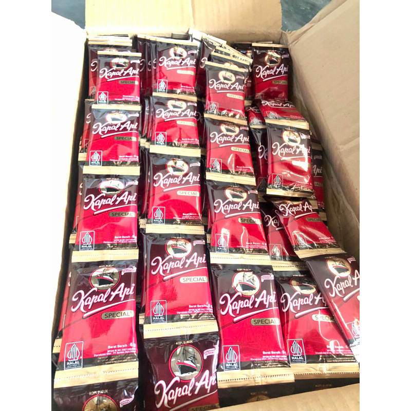 Jual kopi kapal api mini 6gr 20renteng (karton) | Shopee Indonesia