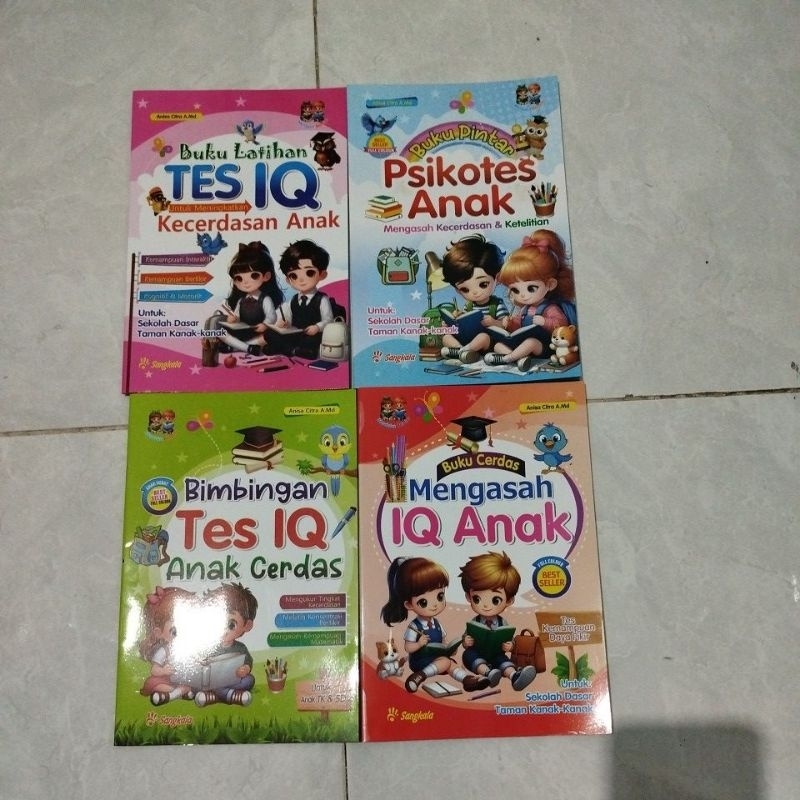 Jual BUKU CERDAS MENGAAH IQ ANAK / BIMBINGAN TES IQ ANAK CERDAS/ BUKU ...