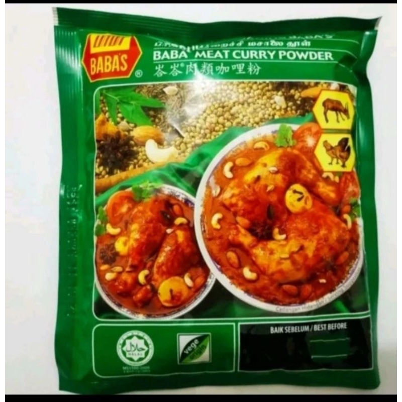 Jual Babas Meat Curry Powder Spice/ Bubuk Kari 250gr | Shopee Indonesia