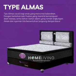 Jual HOMELIVING - SPRINGBED ANGEL ALMAS FULLSET- KASUR AJA MATRASS ONLY ...