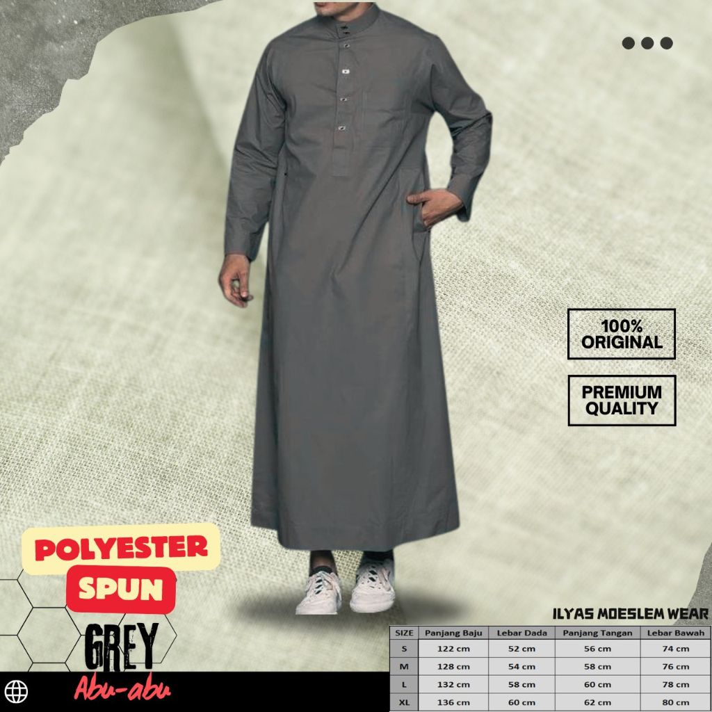 Jual Jubah Muslim Gamis Pria Dewasa Original AL Fadhil - setelan koko ...