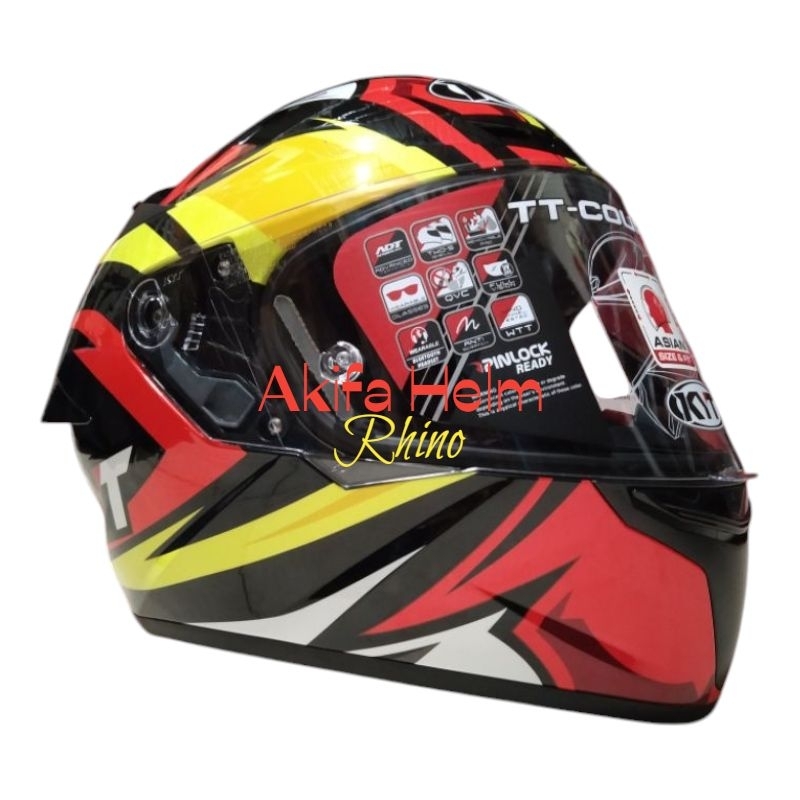 Jual Helm Fullface KYT TTC Tt Course TtCourse Original | Shopee Indonesia