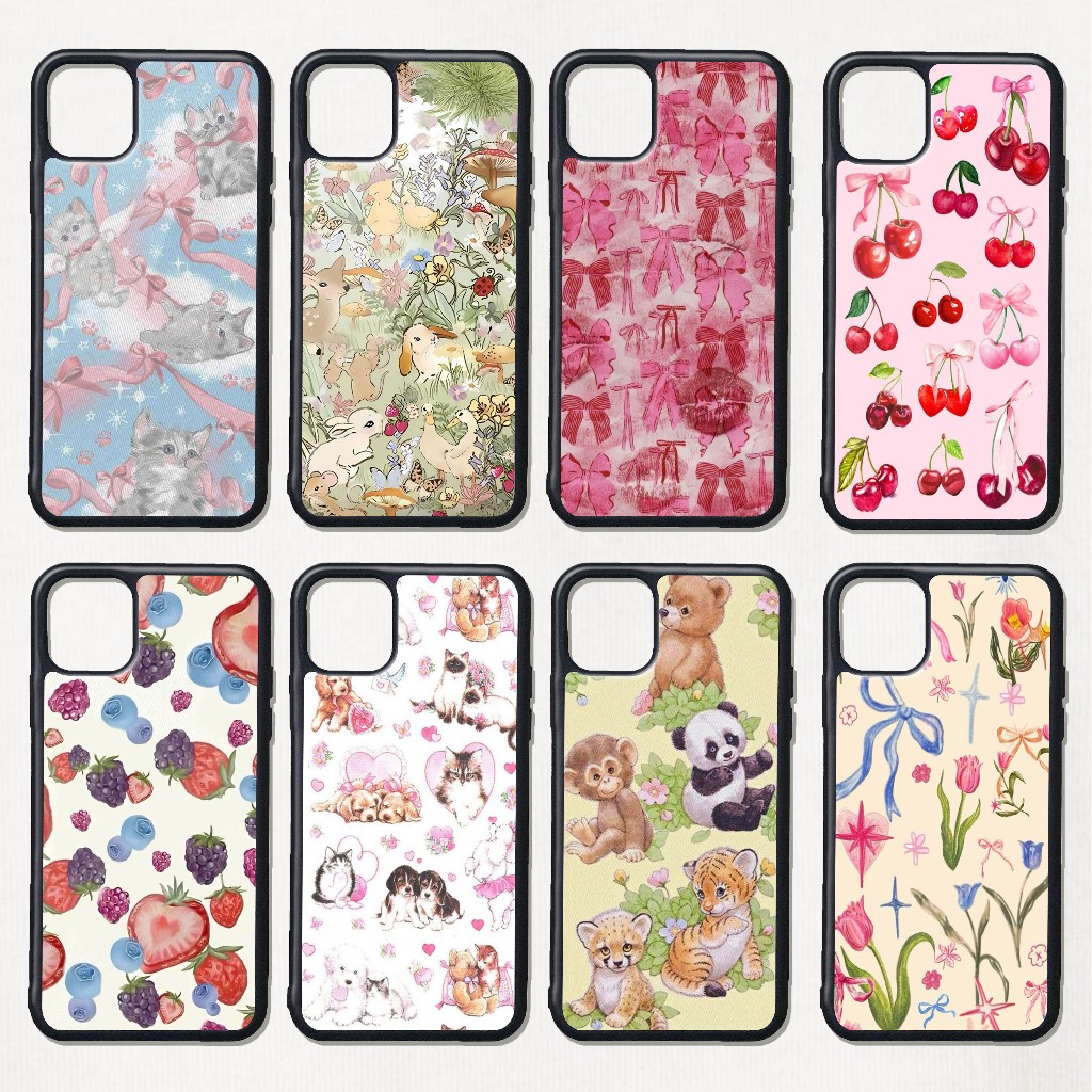 Jual CASE CUSTOM RUBBER IPHONE ANDROID CASING ALL TYPE TEMA KITTEN ...