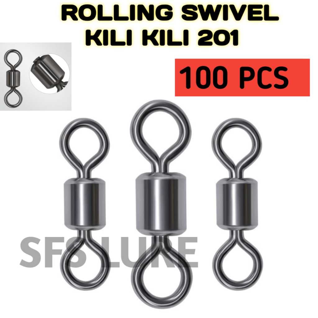 Jual Swivel kili kili 201 100pcs swivel kili kili kuat 201 rolling ...