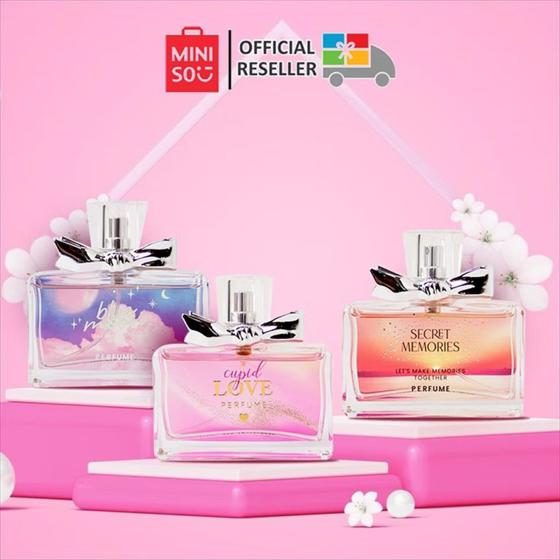 Jual MINISO Parfum Wanita Secret Memories / Blue Moon / Cupid Love EDP ...