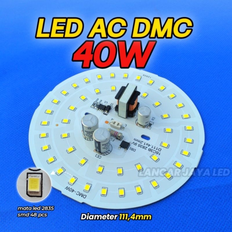 Jual PCB LED AC ( DMC ) LENGKAP 5-50WATT ~Lancar Jaya Led~ | Shopee ...