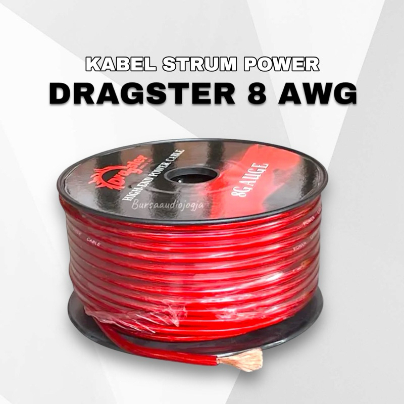 Jual KABEL 8 AWG DRAGSTER KABEL POWER GROUND GROUNDING AKI MOBIL MOTOR ...