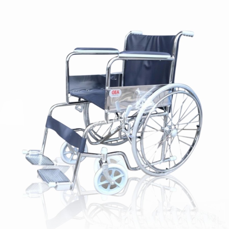 Jual Wheelchair Kursi Roda Standar Rumah Sakit Gea SELLA KY 875 809 B ...