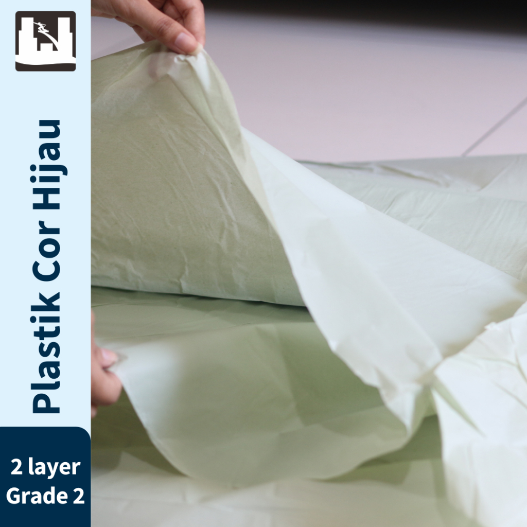 Jual Plastik Cor Hijau | Plastik Cor Roll Hijau Butek Grade 2 - Urban ...