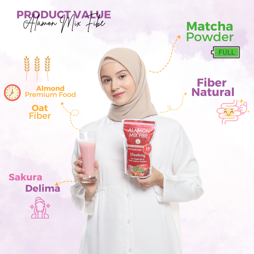 Jual Pelangsing Alami / Alamon Mix Fibe / 15x Minum / Kombinasi 6 Fiber ...