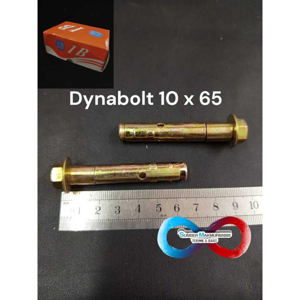 Jual BOX - DYNABOLT UK 10x65 DINABOLT isi 150 pcs | Shopee Indonesia