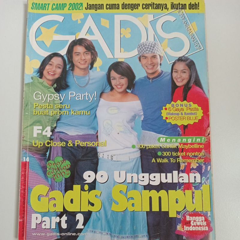 Jual Majalah Gadis Tahun 2002 Cover Jonathan Freezy | Shopee Indonesia
